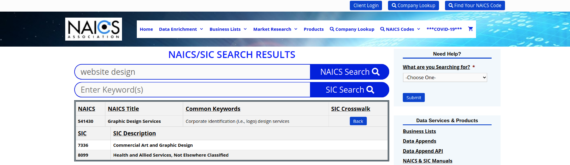 NAICS Codes for Website Design and Development - Alliance Interactive
